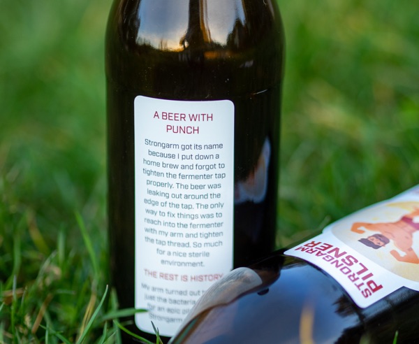 Budweiser Label Back